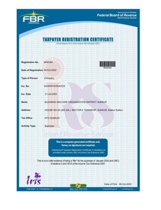 About – Blessing Welfare Organization